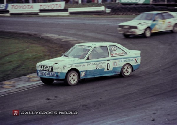 Martin Schanche's Xtrac Escort rallycross car. RallycrossWorld.com