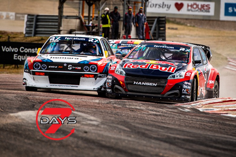 Kristoffersson top of World RX at Holjes. RallycrossWorld.com